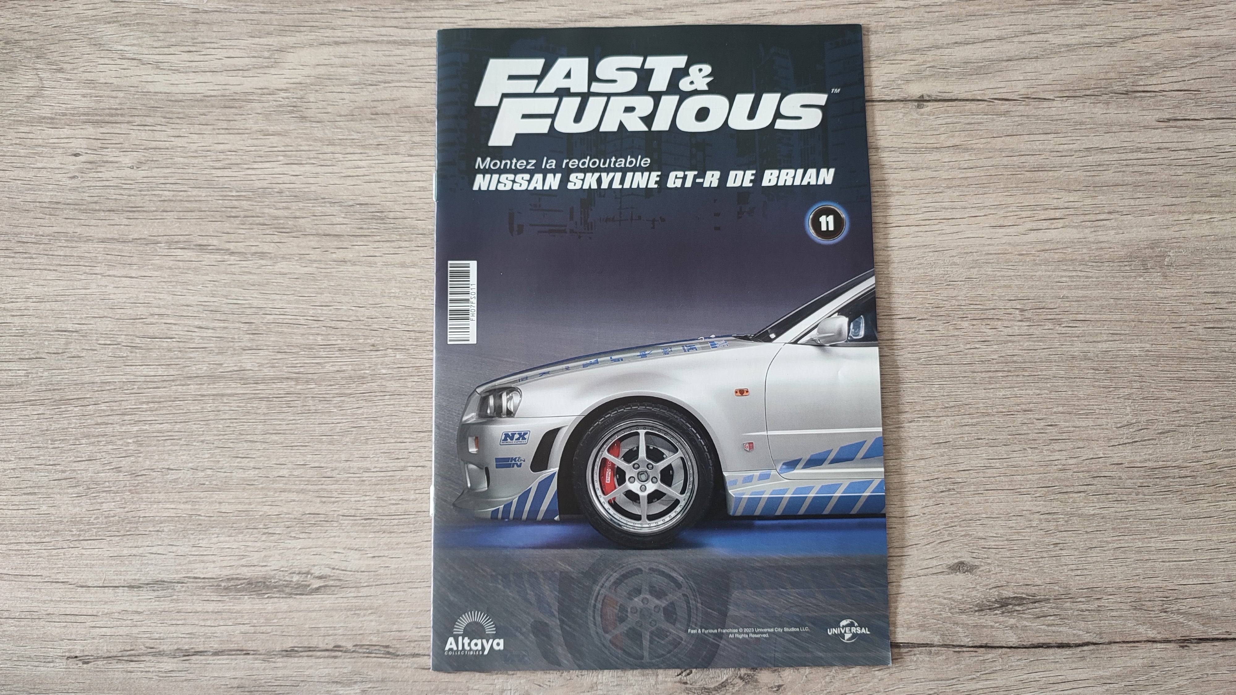 Fascicule numéro 11 n°11 seul sans pièce Nissan Skyline GT-R R34 Fast – Laboiteauxpieces