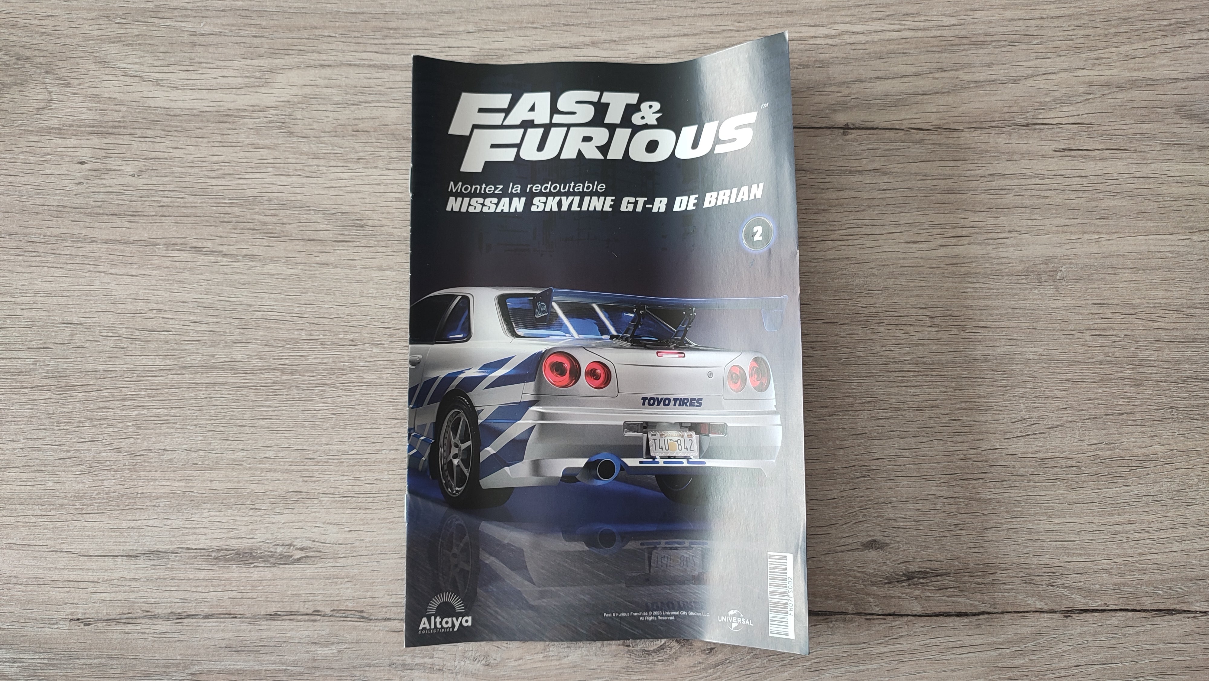 Fascicule numéro 2 n°2 seul sans pièce Nissan Skyline GT-R R34 Fast & – Laboiteauxpieces